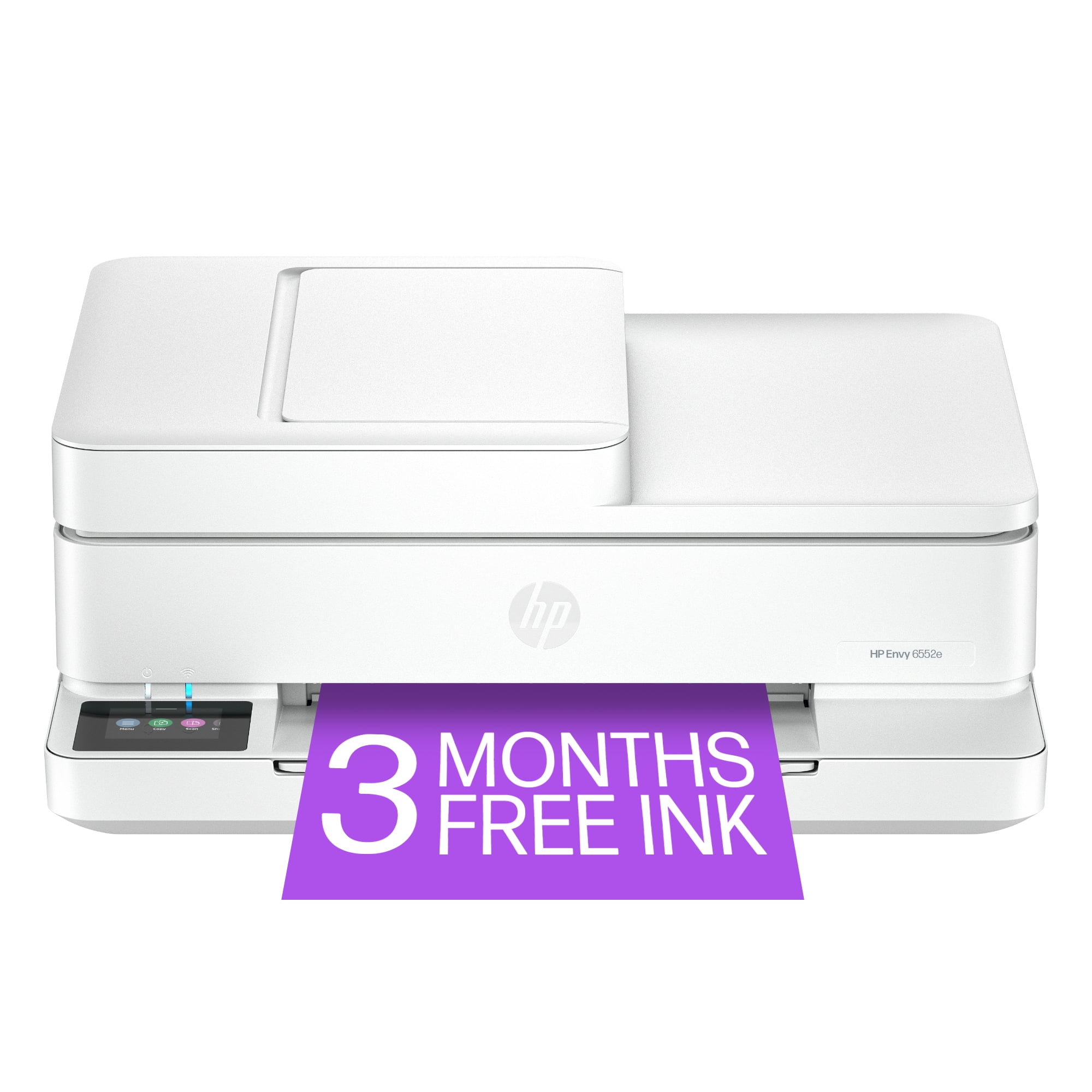 HP Envy 6552e Wireless All-in-One Color Photo Inkjet Printer, Scanner ...