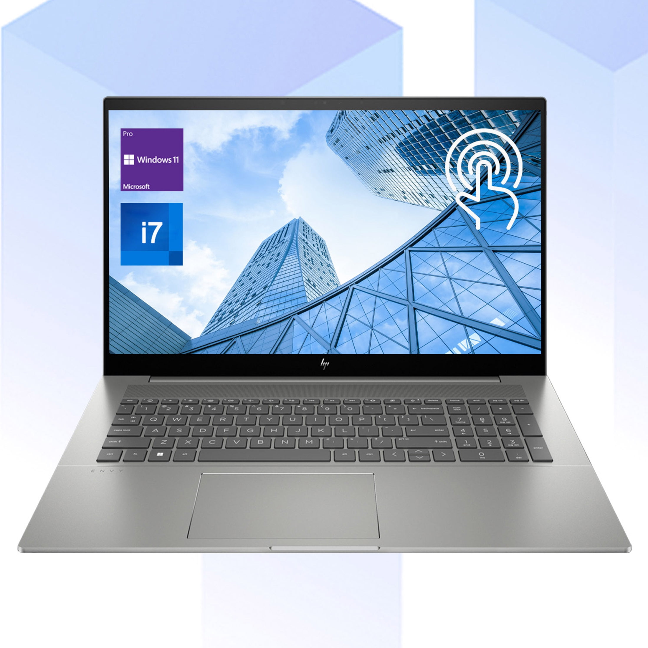 HP Envy Daily Laptop, 17.3" FHD Touchscreen, i7-13700H, 16GB RAM, 2TB ...