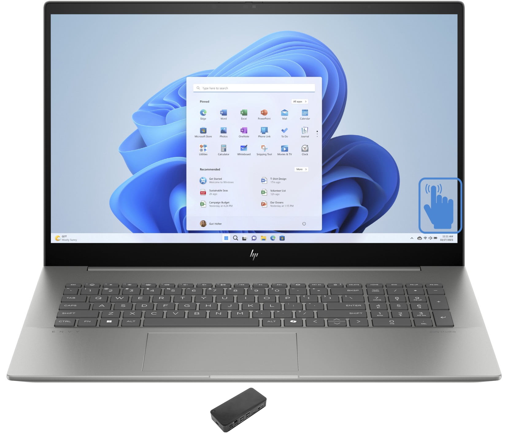 HP Envy Home/Business Laptop (Intel Core Ultra 7 155U 12-Core, 17.3in ...