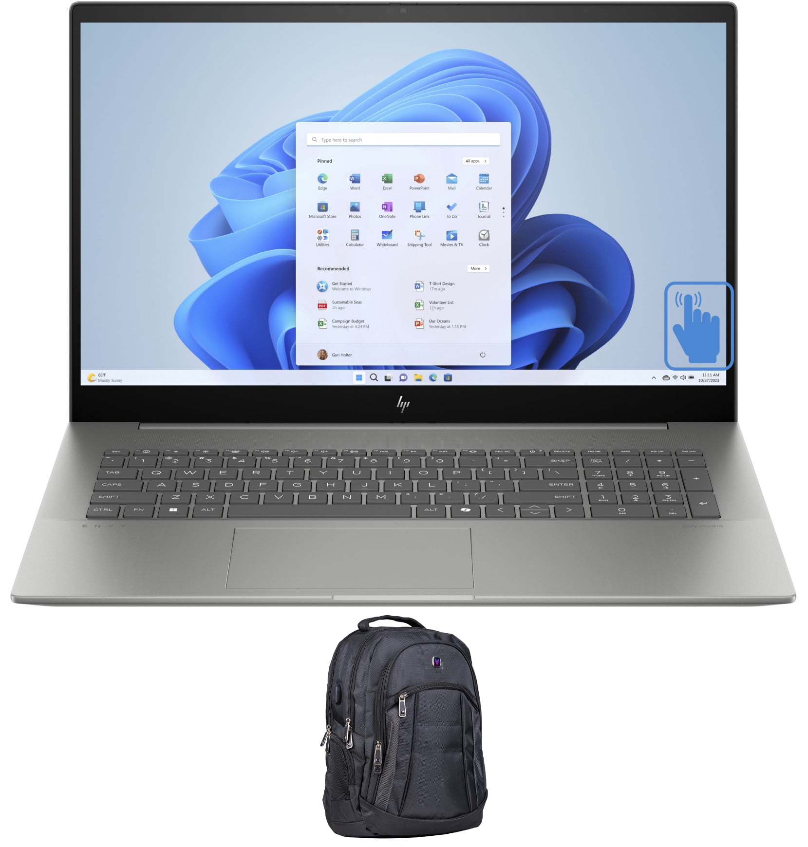 HP Envy Home/Business Laptop (Intel Core Ultra 7 155U 12-Core, 17.3in ...