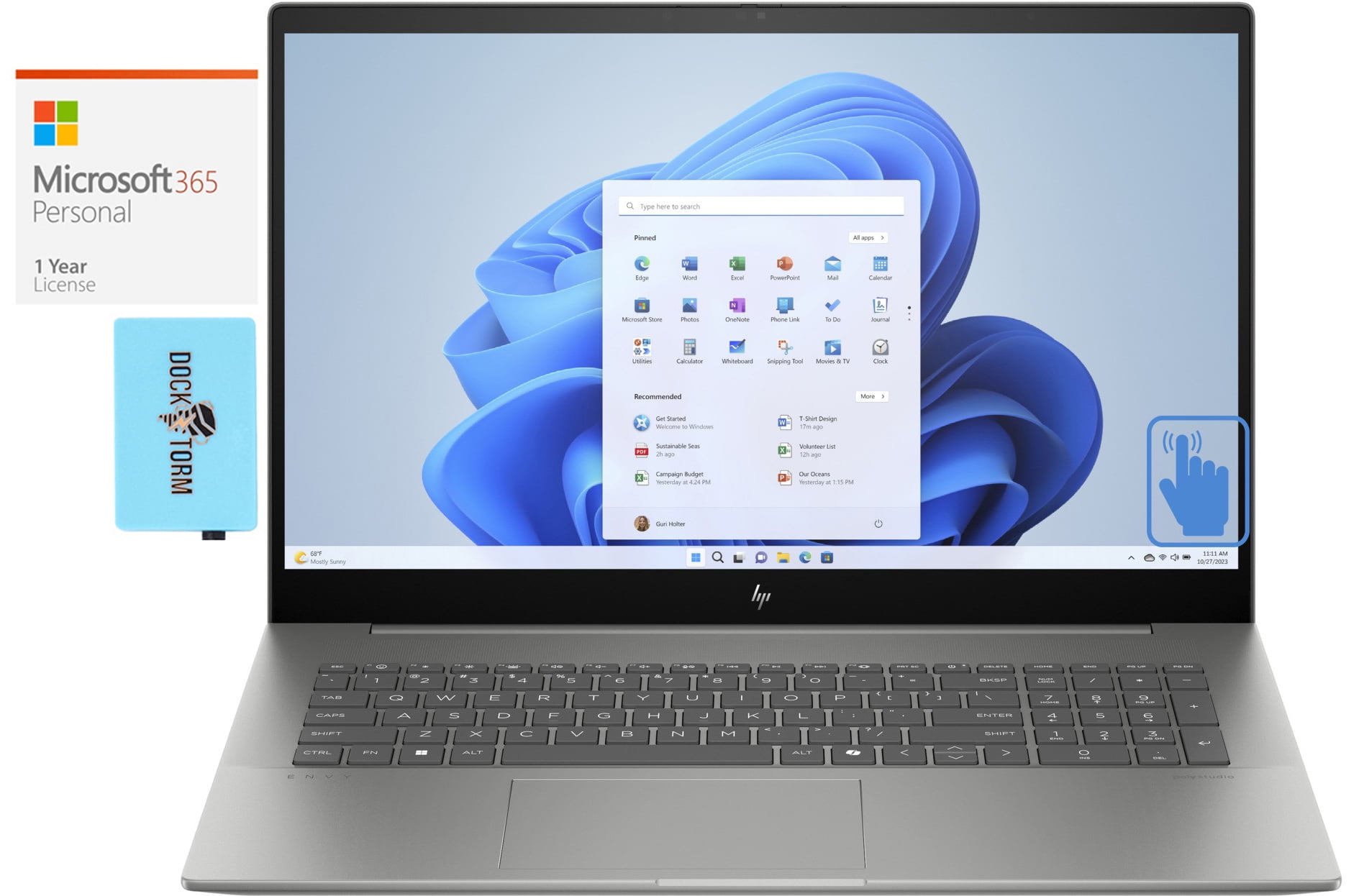 HP Envy Home/Business Laptop (Intel Core Ultra 7 155U 12-Core, 17.3in ...