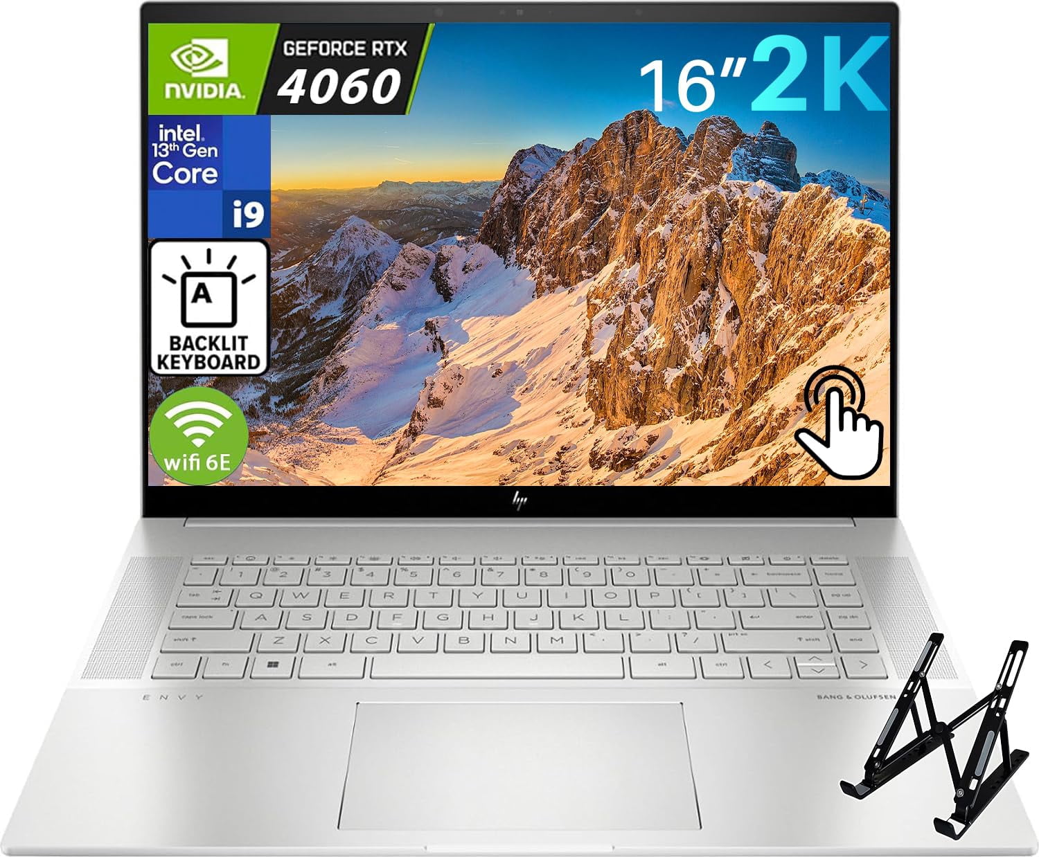 HP Envy Laptop, 16" WQXGA Touchscreen, Intel Core i9-13900H(14-Core, Up ...