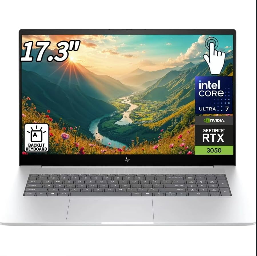HP Envy Laptop 17, 17.3 FHD Touchscreen Laptop,Intel Core Ultra 7 155H ...