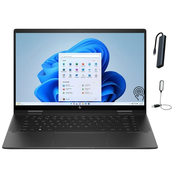 "HP Envy X360 15.6"" FHD Touchscreen 2-in-1 Computer, AMD Ryzen 5 7530U, 8GB, 1TB SSD, Win 11 ...