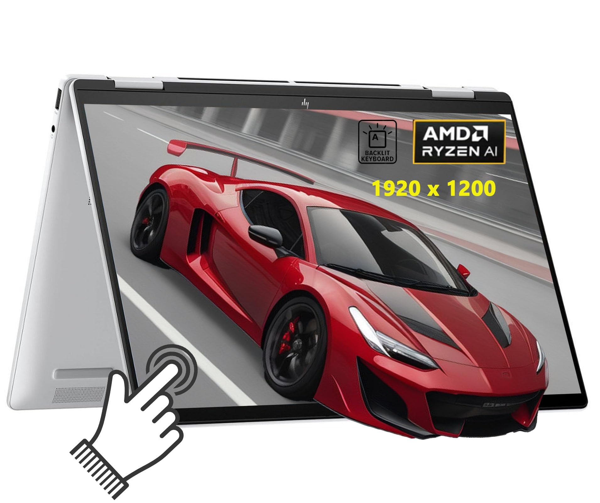 HP Envy X360 Laptop 2 in 1 14" 2K (1920x1200) IPS Touchscreen AI ...