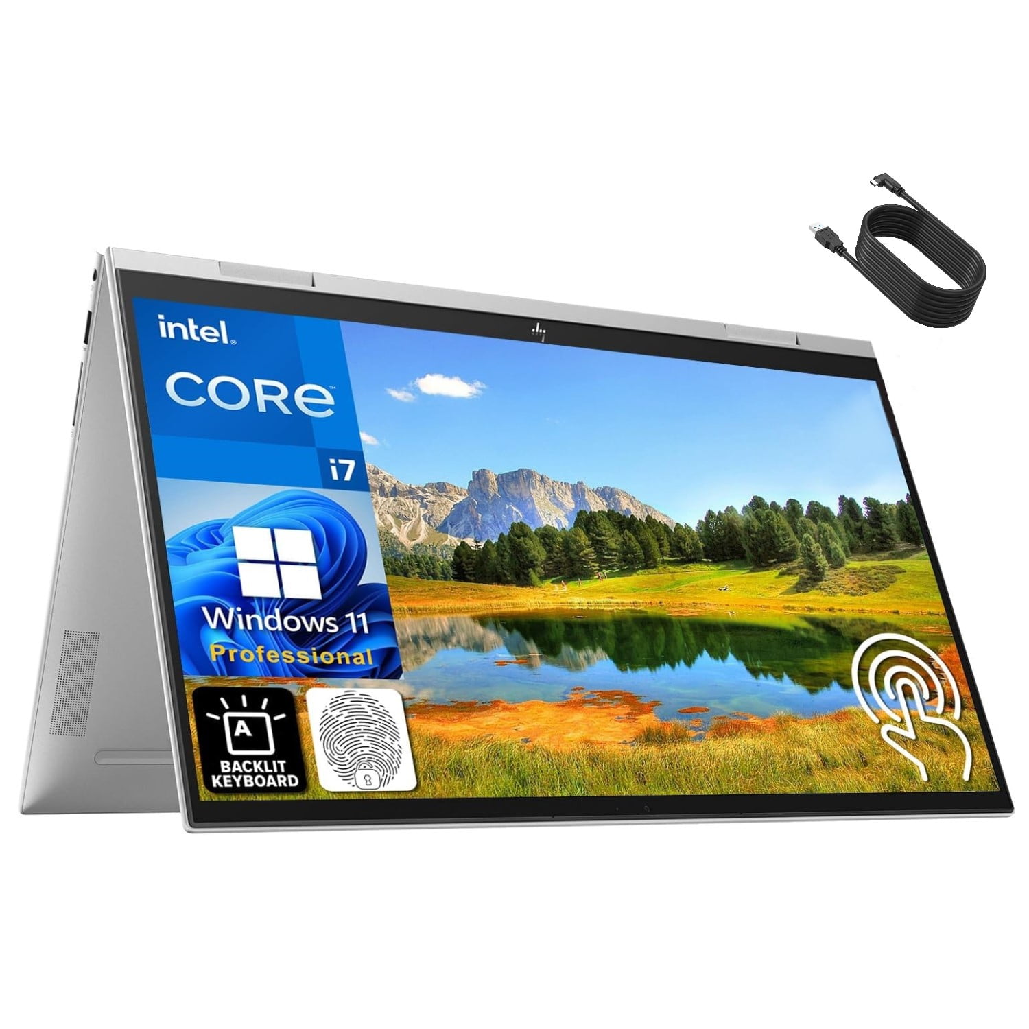 "HP Envy x360 15.6"" FHD 2-in-1 Laptop, 12th Gen Intel i7, 64GB RAM ...