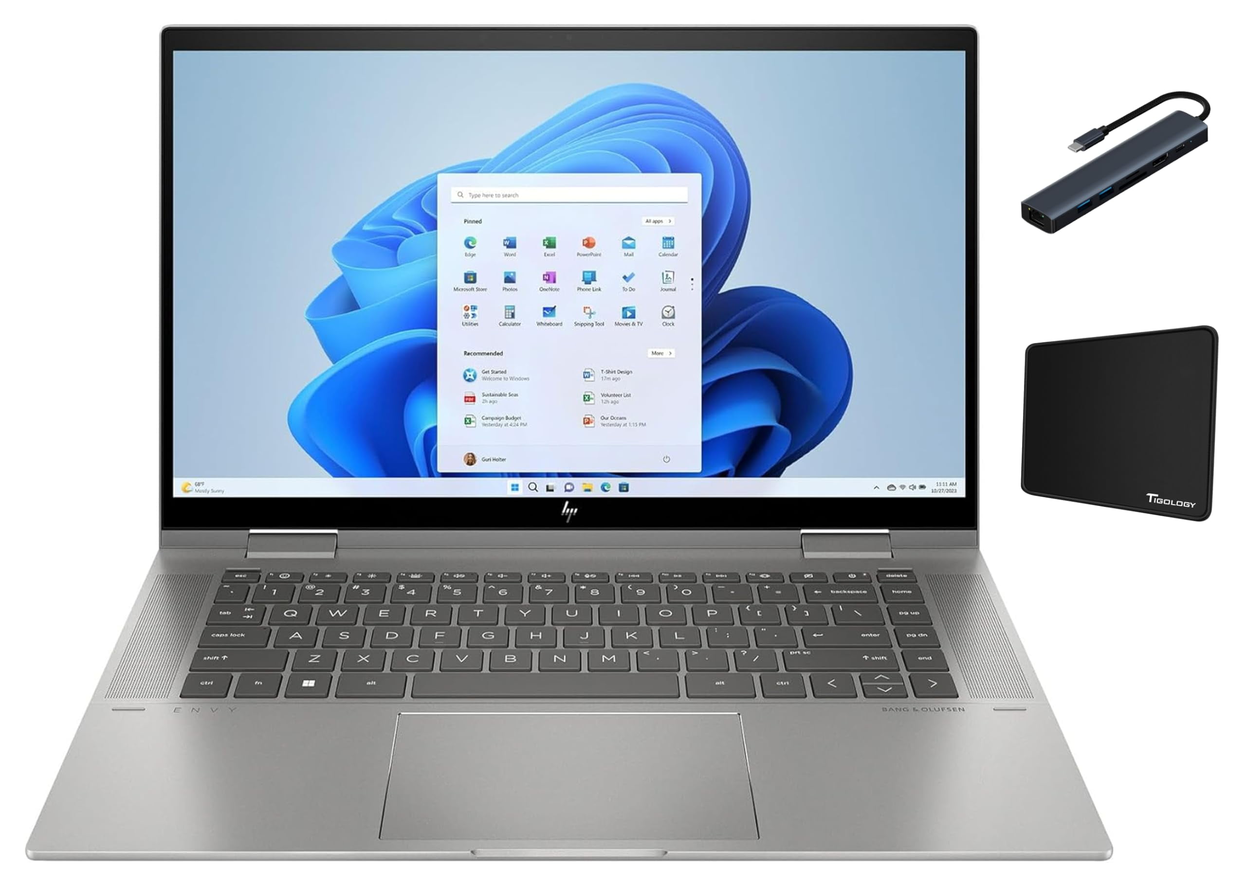 HP Envy x360 15.6 inch FHD Touch 2-in-1 Laptop, Intel Core i5-1335U ...