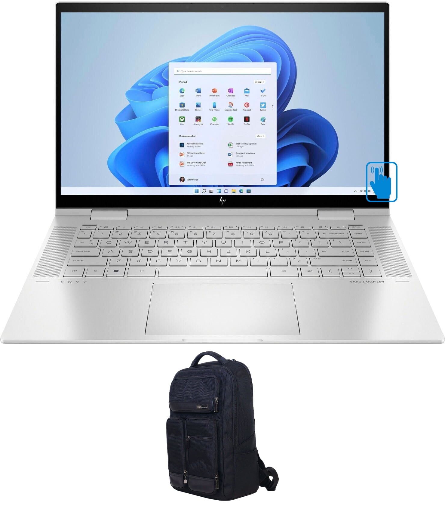 HP Envy x360 15-ew00 Home/Business 2-in-1 Laptop (Intel i5-1235U 10 ...