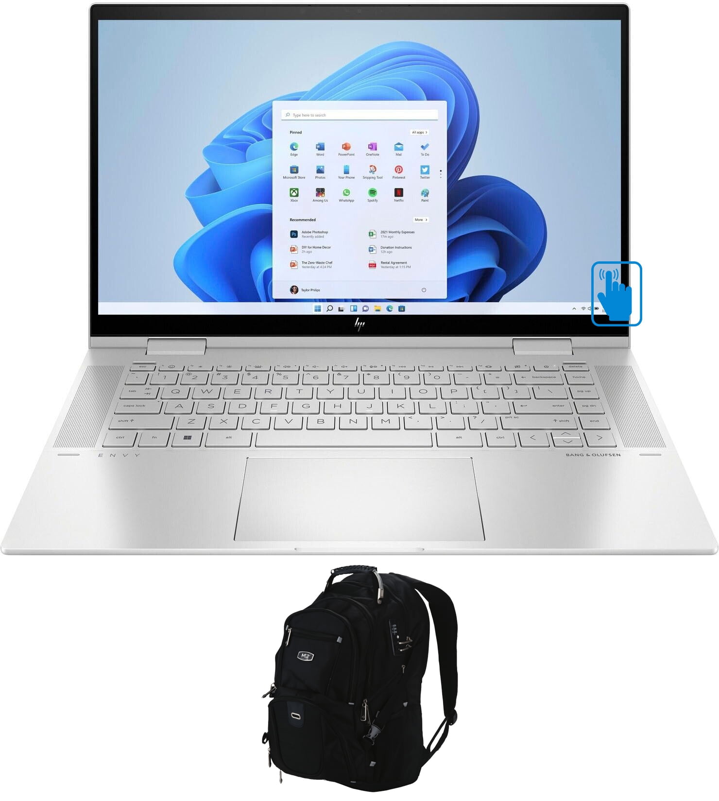 HP Envy x360 15-ew00 Home/Business 2-in-1 Laptop (Intel i5-1235U 10 ...