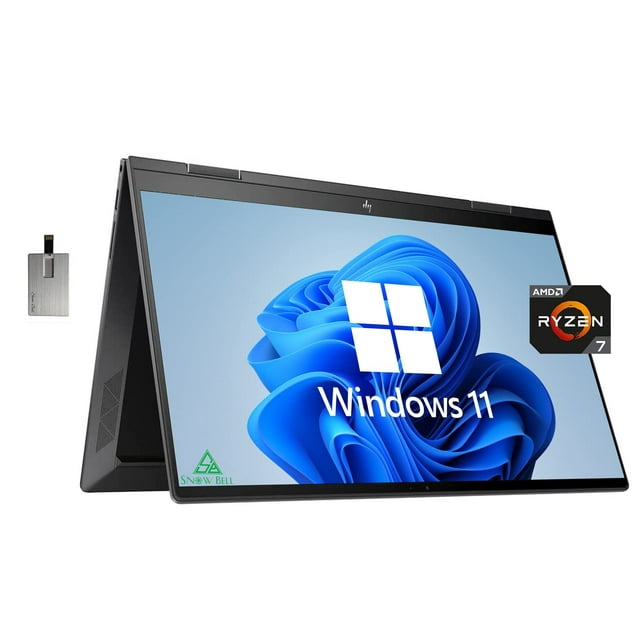 HP Envy x360 2-in-1 15.6" Touchscreen Laptop, AMD Ryzen 7 5825U, 64GB ...