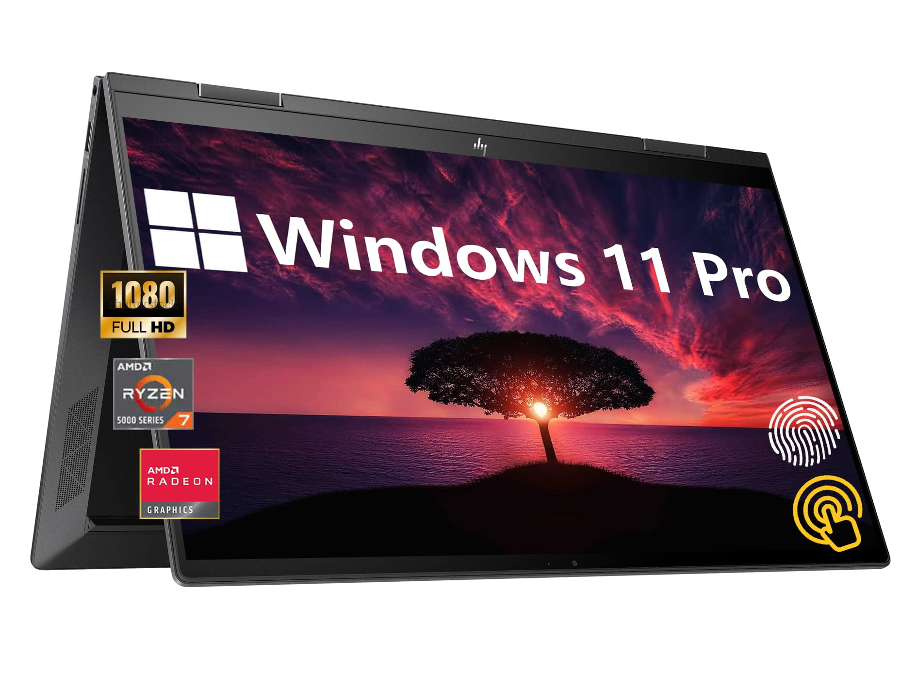 HP Envy x360 2-in-1 Convertible Business Laptop, 15.6” FHD Touchscreen ...