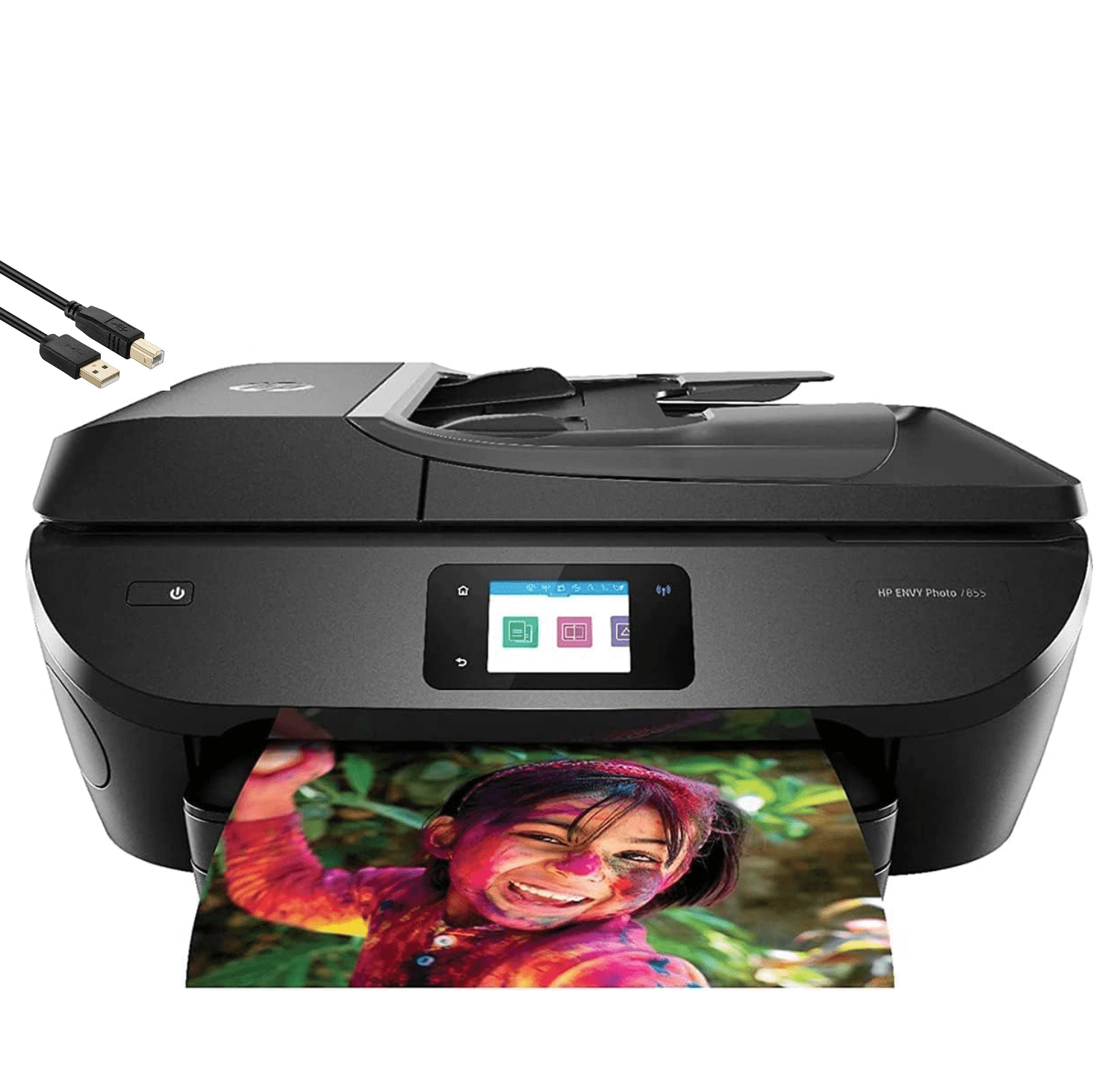 HP Envy7855 Wireless Photo Color Inkjet Printer, Print Copy Scan Fax ...