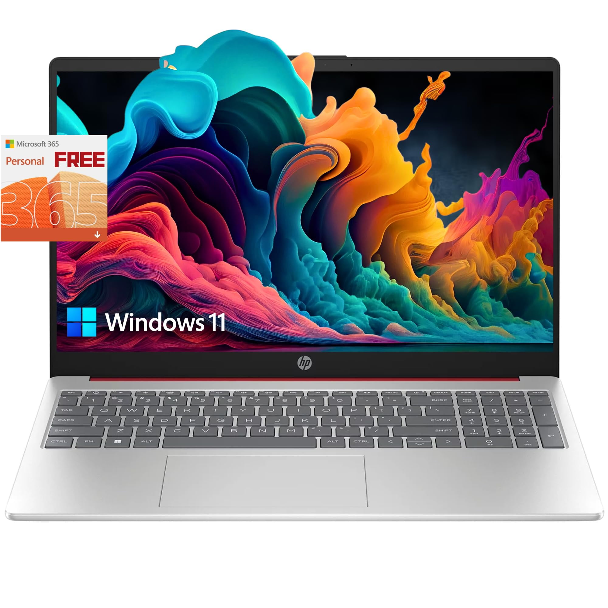 HP Essential 15.6" Anti-Glare HD Laptop, Intel Quad-core Processor ...