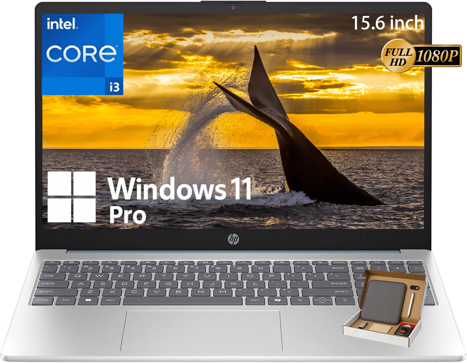 HP Essential 15 Laptop | 15.6" FHD Touchscreen | Intel Core i3-N305 ...