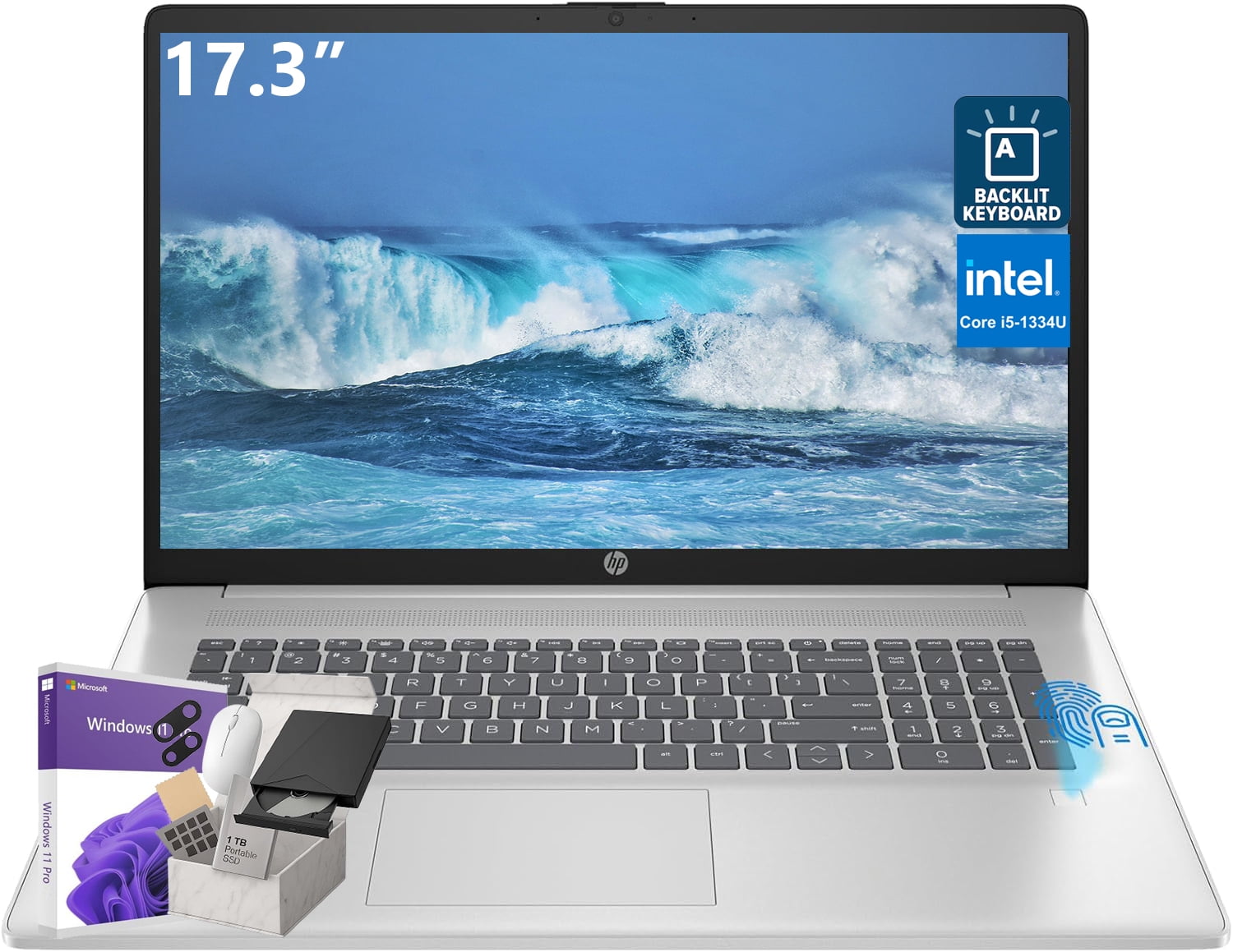 HP Essential 17.3" HD+ Business Laptop, Intel Core i5-1334U, 64GB RAM ...