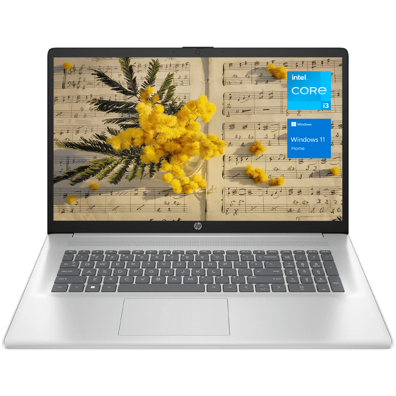 HP Essential 17.3" FHD Laptop, Intel Core i3-1215U, 8GB RAM, 512GB PCIe ...