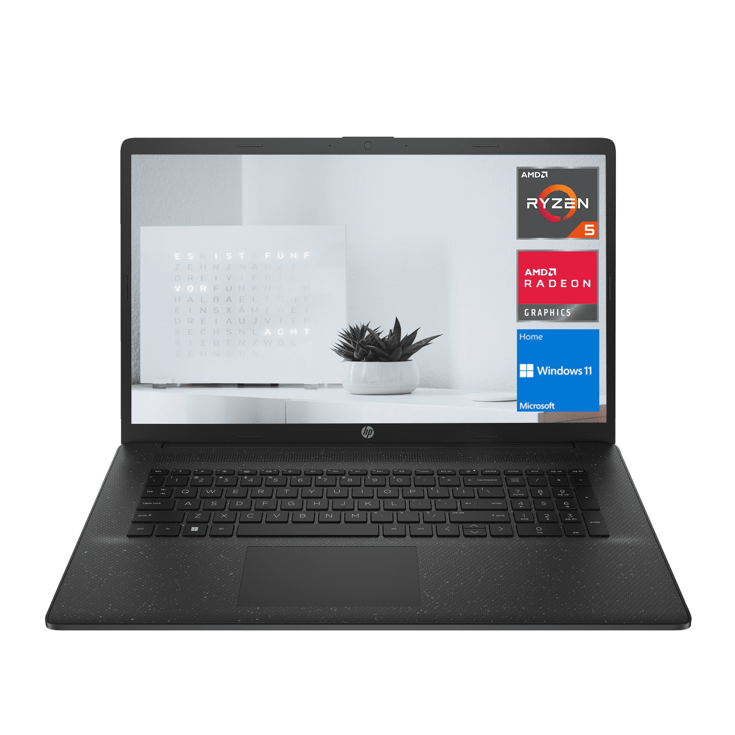 HP Essential 17 Laptop, 17.3” FHD Display, AMD Ryzen 5 5625U Processor ...