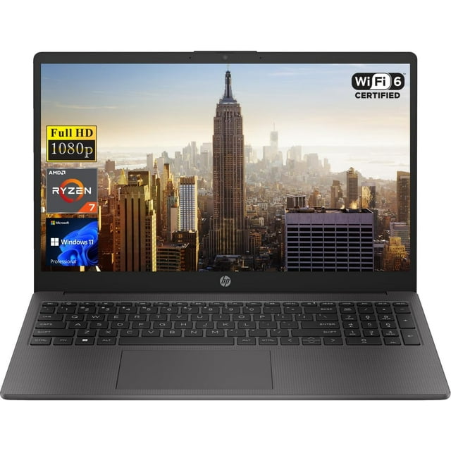 HP Essential 255 G10 15.6" FHD Laptop, AMD Ryzen 7 7730U, 16GB RAM, 1TB ...