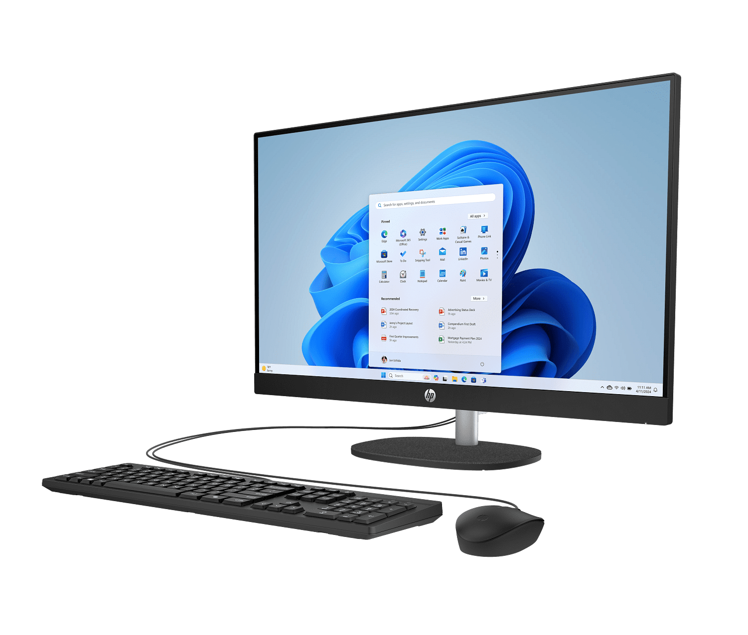 HP Essential All-in-One Computer 27" FHD Intel Core Ultra 7, 16 GB;1 TB ...