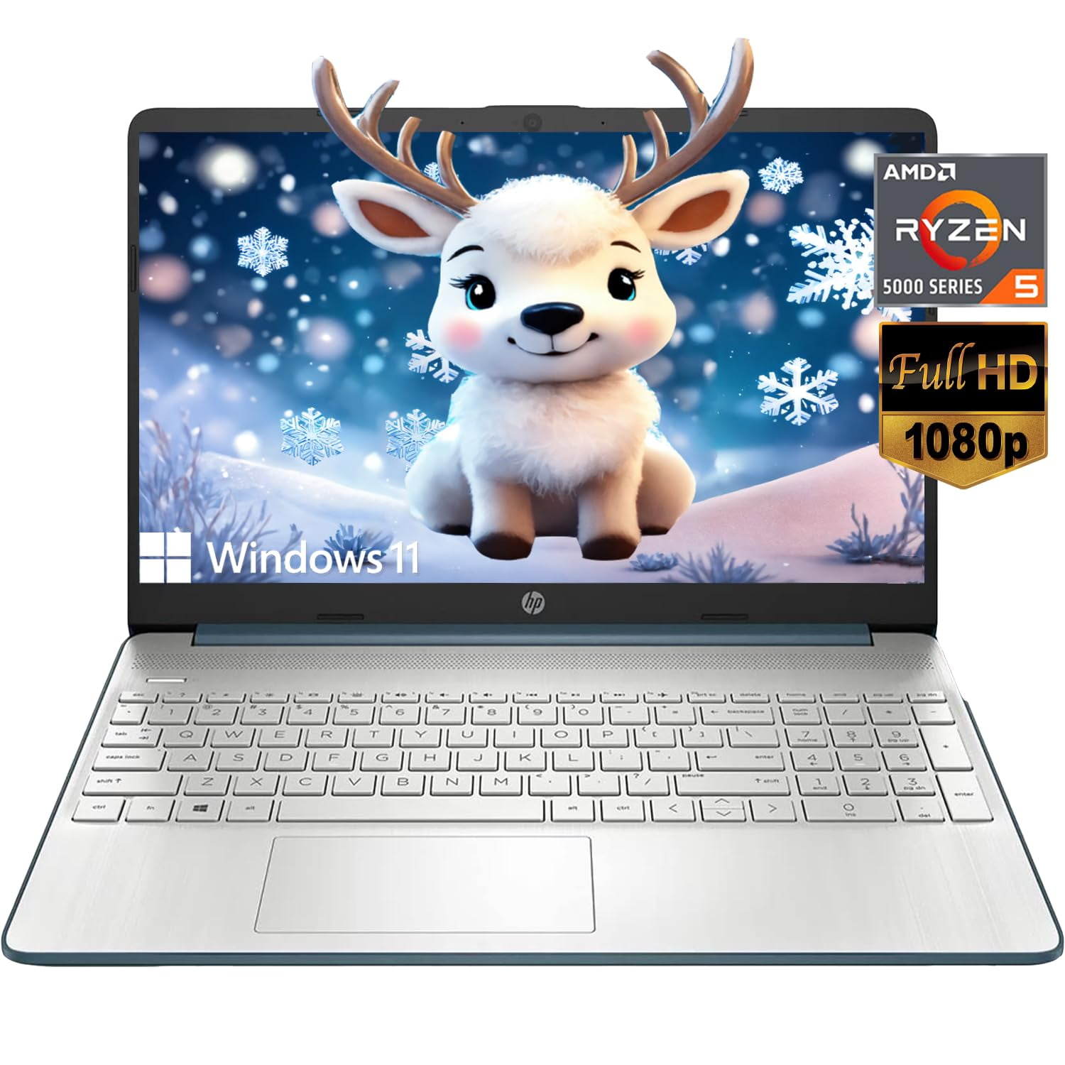 HP Essential Business Laptop, 15.6"" FHD Display, AMD Ryzen 5 5500U 6 ...