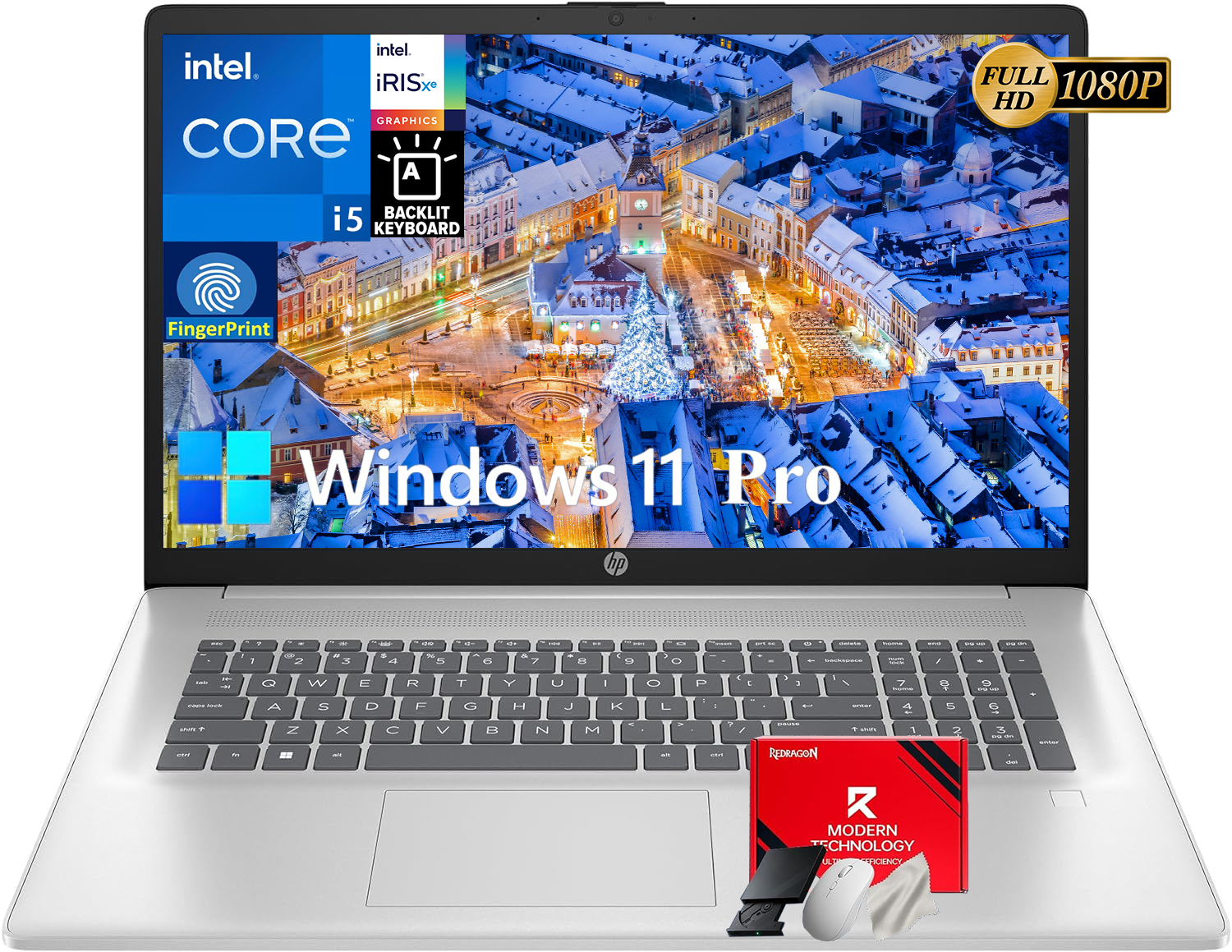 HP Essential Business Laptop, 17.3" FHD Display, Intel Core i5-1334U ...