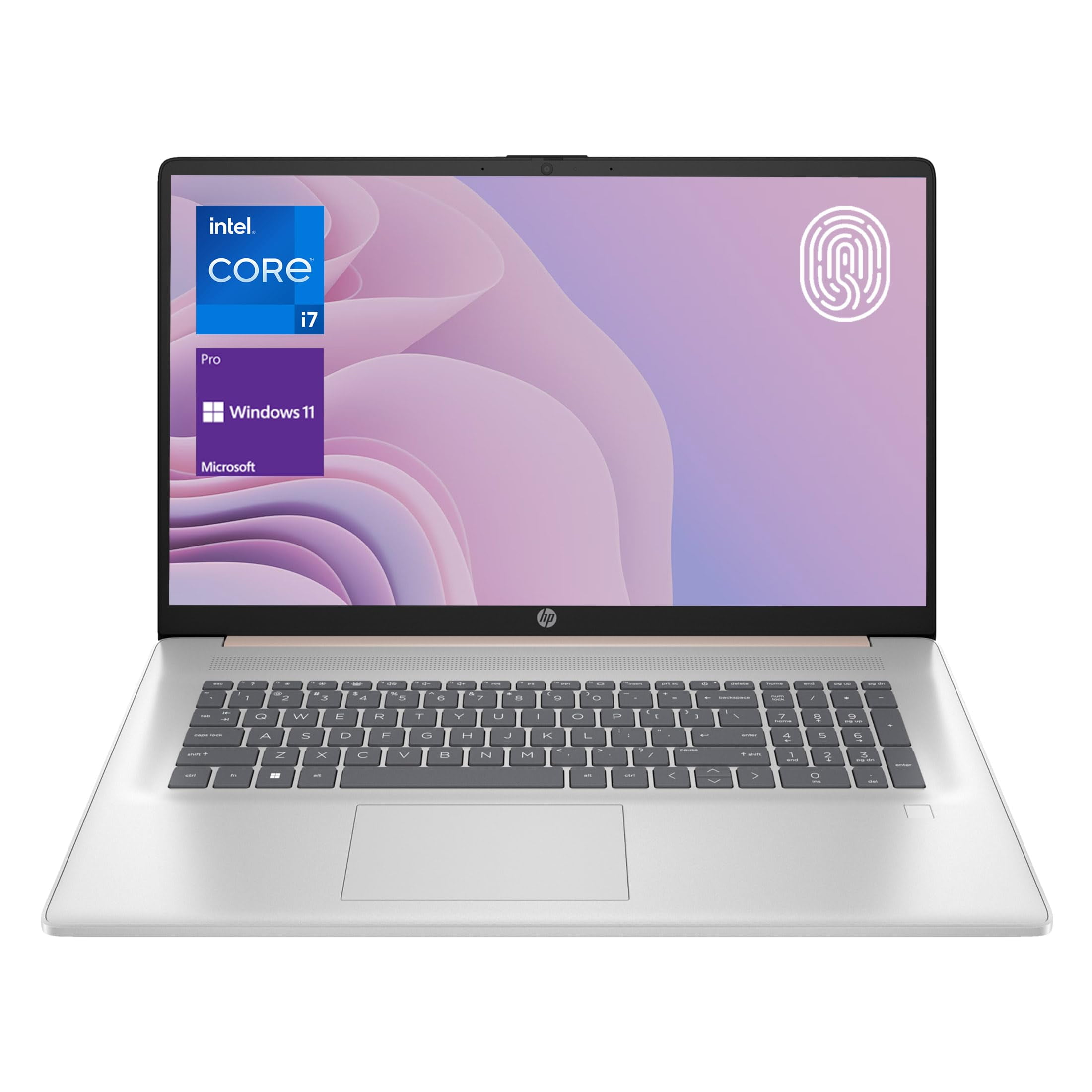 HP Essential Daily Traditional Laptop, 17.3" FHD Display, Intel Core i7 ...