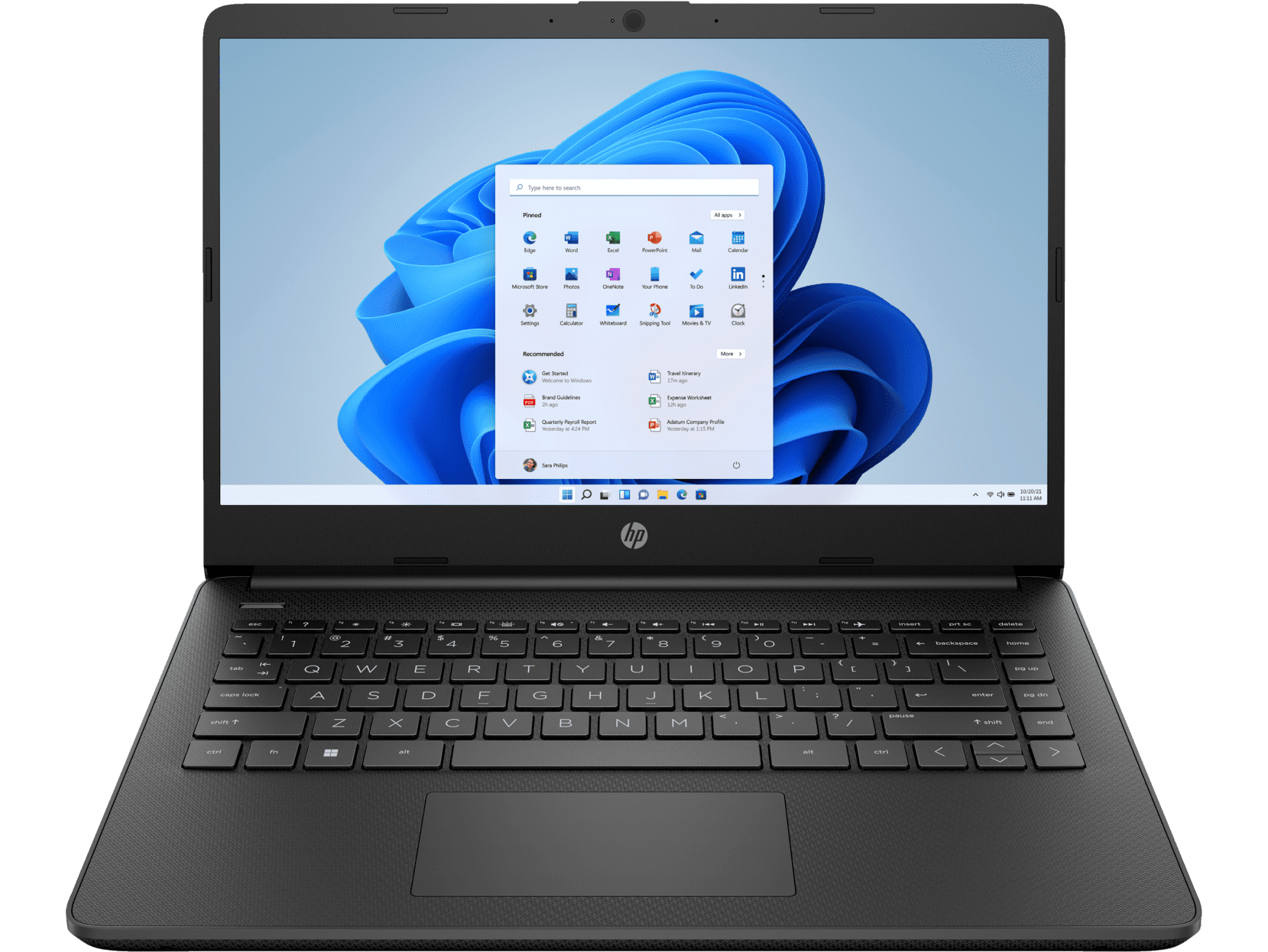 "HP Essential 14"" HD Laptop, Intel Celeron, 4GB Memory, 64GB eMMC ...