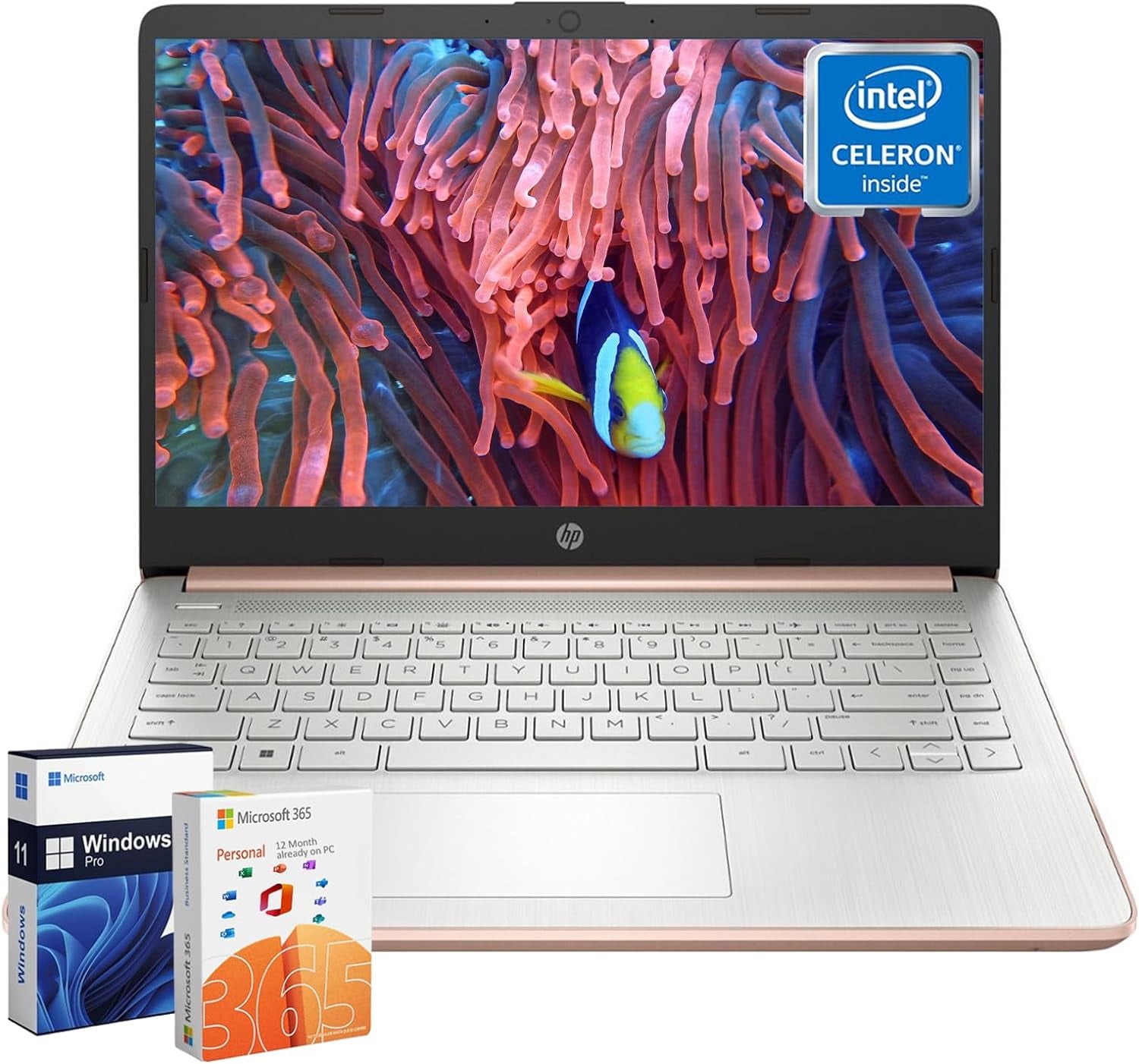 HP Essential Laptop Everyday Notebook - with 1-Year Office 365 ...