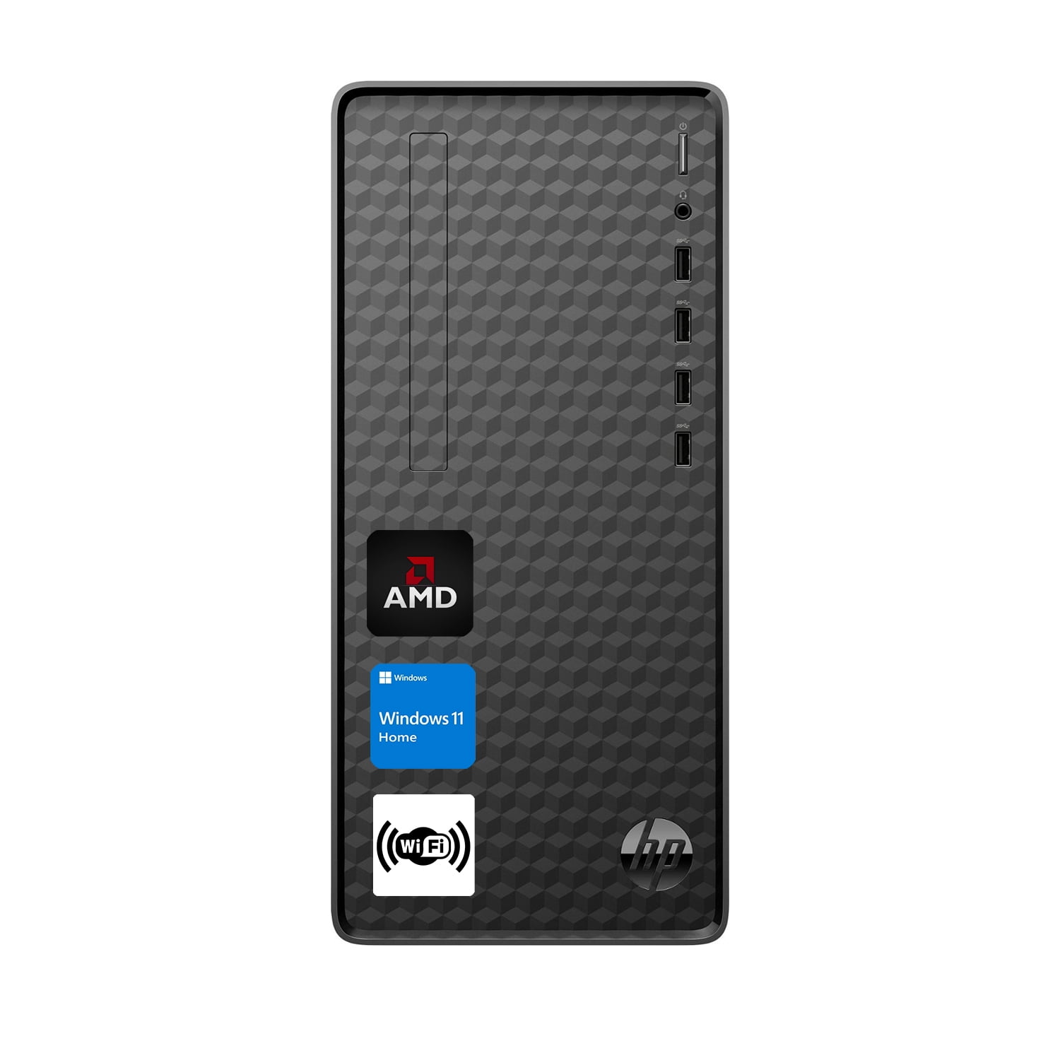 HP Essential Tower Desktop, AMD Ryzen 5 5600G, AMD Radeon Graphics ...