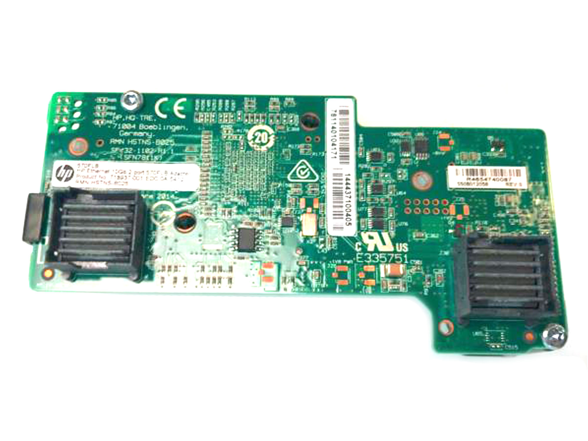 HP Ethernet Adapter 10 GB 2-port 570 FLB 718937-001 730701-001 (New ...