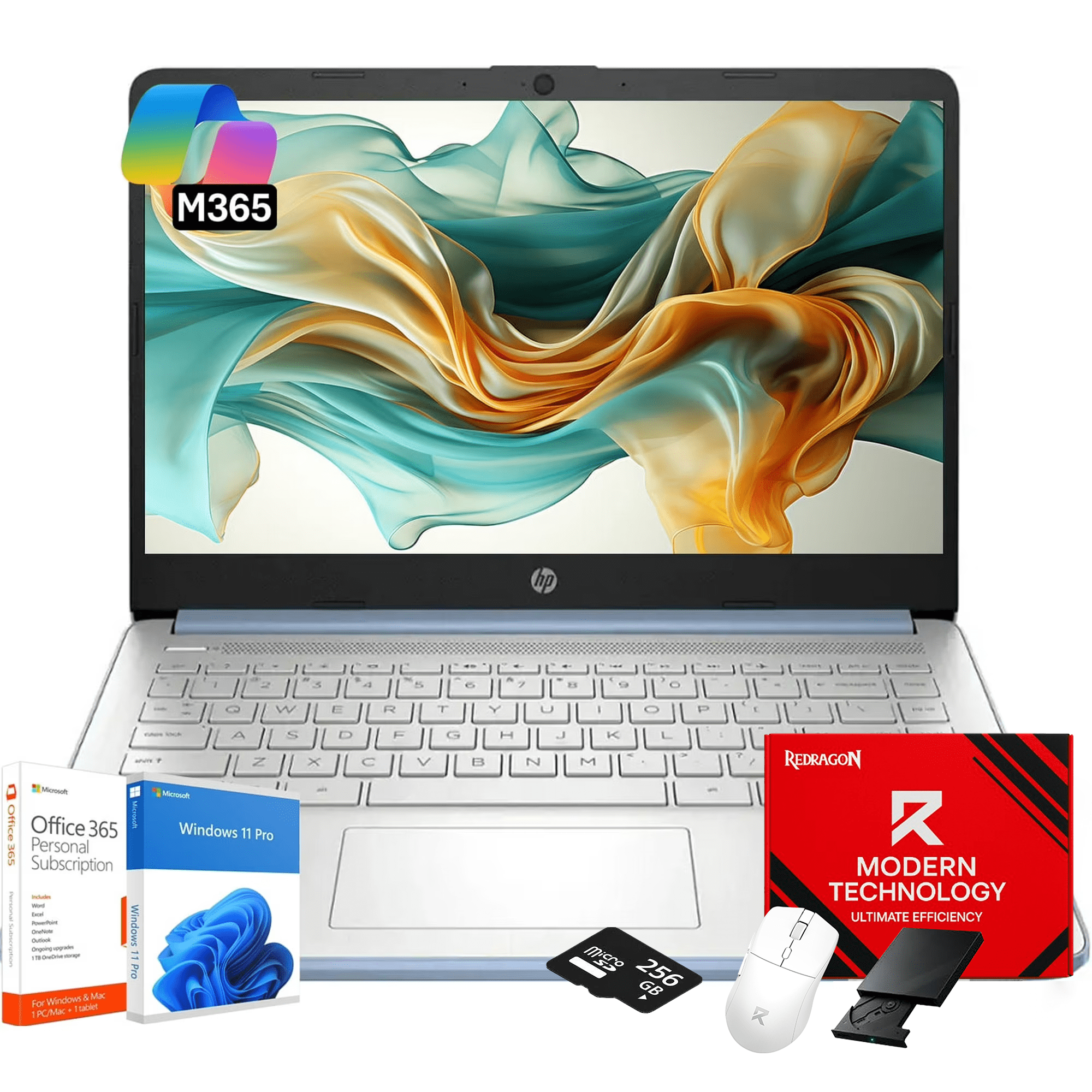 HP Everyday Laptop Computer for Student & Business • Intel Quad-Core ...