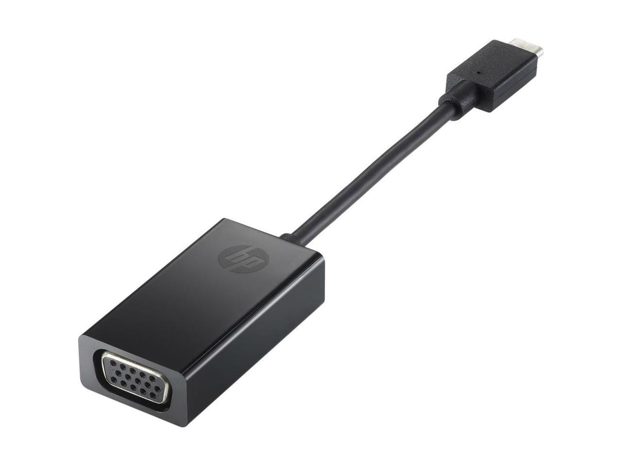 HP USB-C to VGA Adapter, Black, Compact Display Connector for Tablets ...