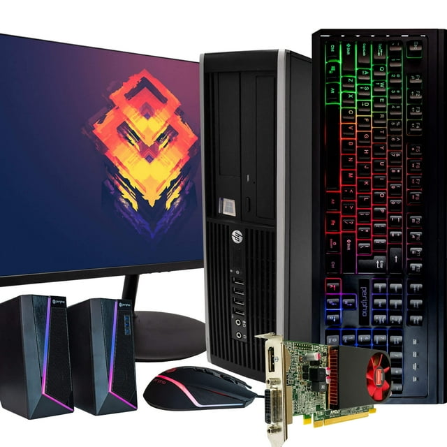 Restored HP Gaming Computer Desktop, Intel Quad-Core i5, AMD Radeon R7 ...