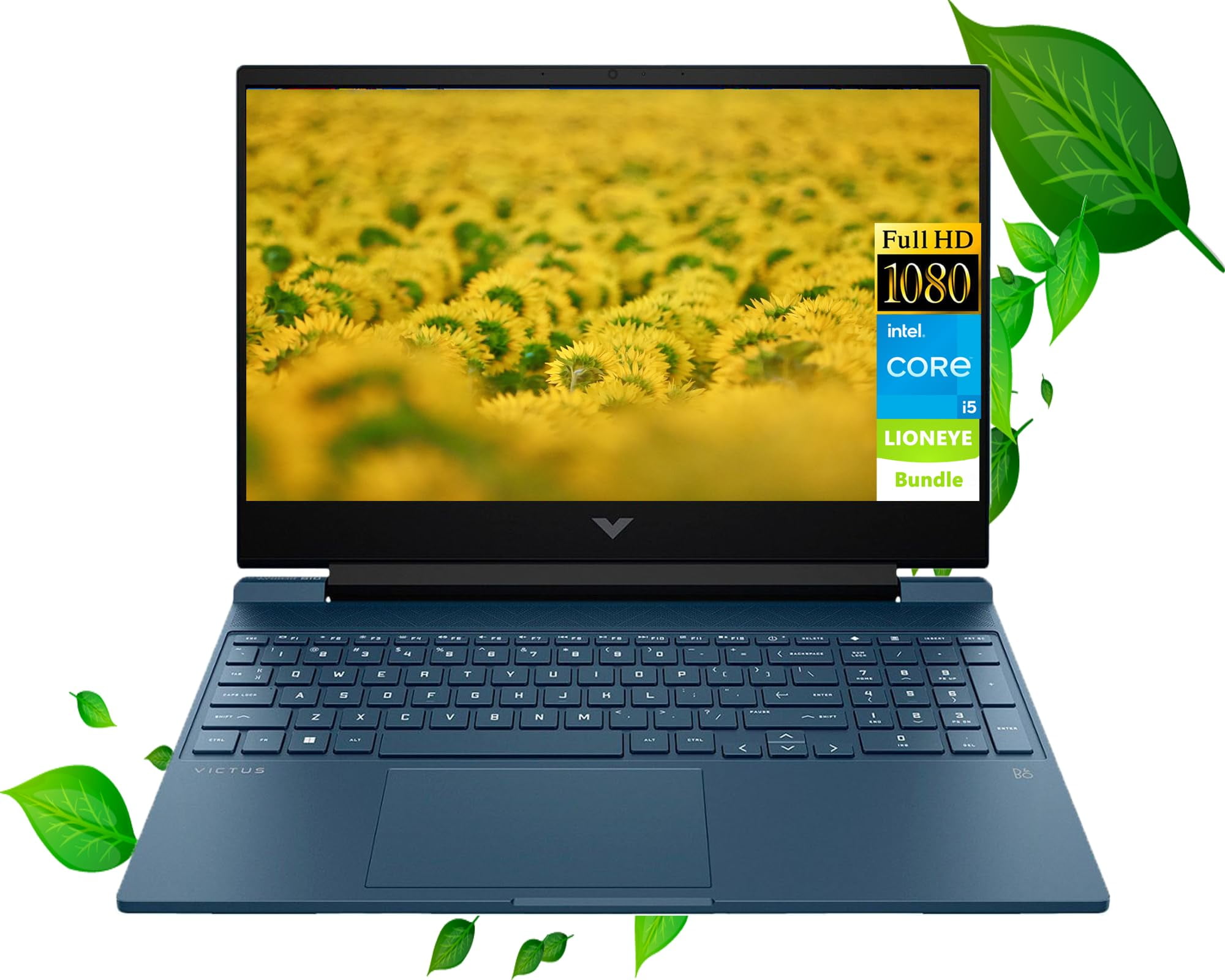 HP Gaming Laptop Computer, 15.6" FHD Victus Gaming Laptops, Intel Core i5-12450H, NVIDIA GeForce ...