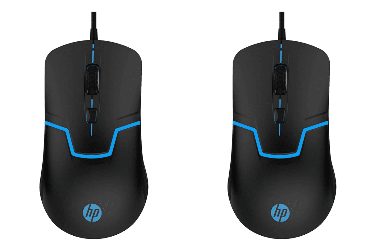 (2 pack) HP Gaming Mouse Wired USB Computer Mouse with RGB Backlit LED ...