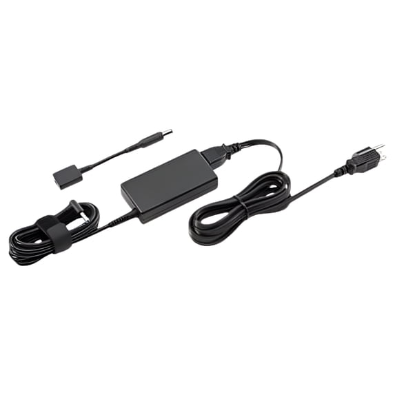 HP 45W Smart AC Adapter with Charging Cord, 4.5mm to 7.4mm Power DC ...