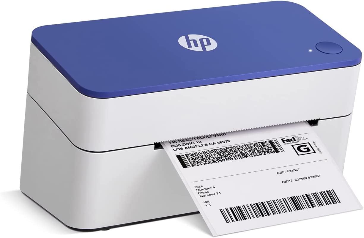 HP HPKE100 4x6 Thermal Label Printer, Compact and High-Speed - 203 DPI ...