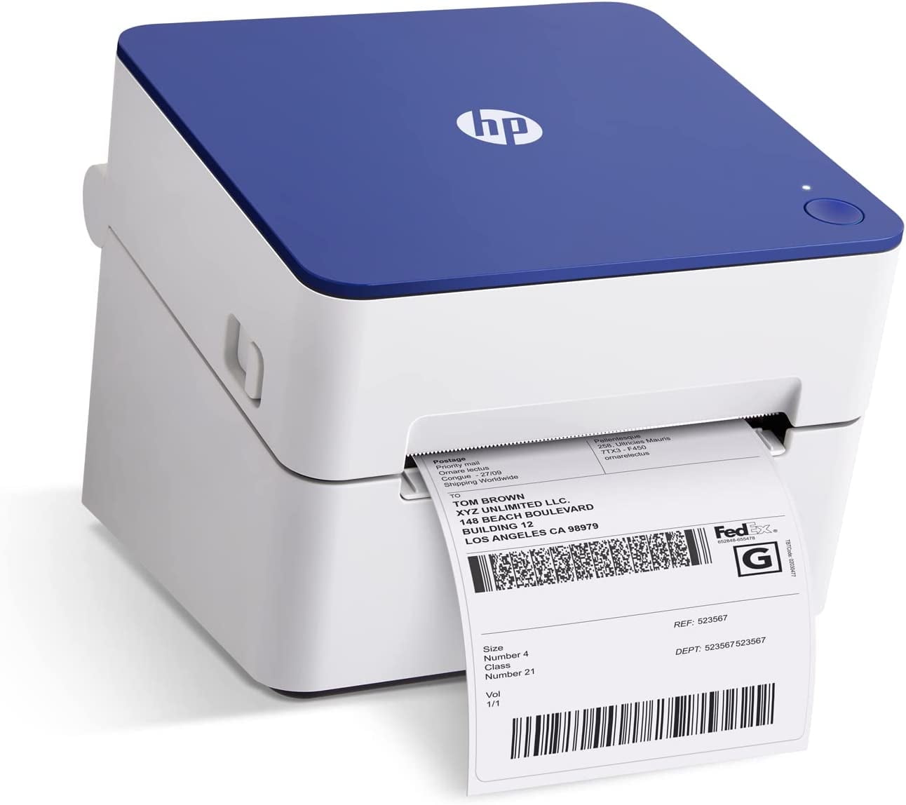 HP KE203 High-Speed 4x6 Thermal Label Printer with Barcode, 300 DPI ...