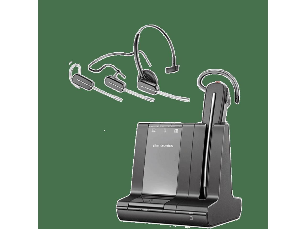 HP INC. Poly Savi 8200 In-ear Bluetooth Earset, Black - Walmart.com