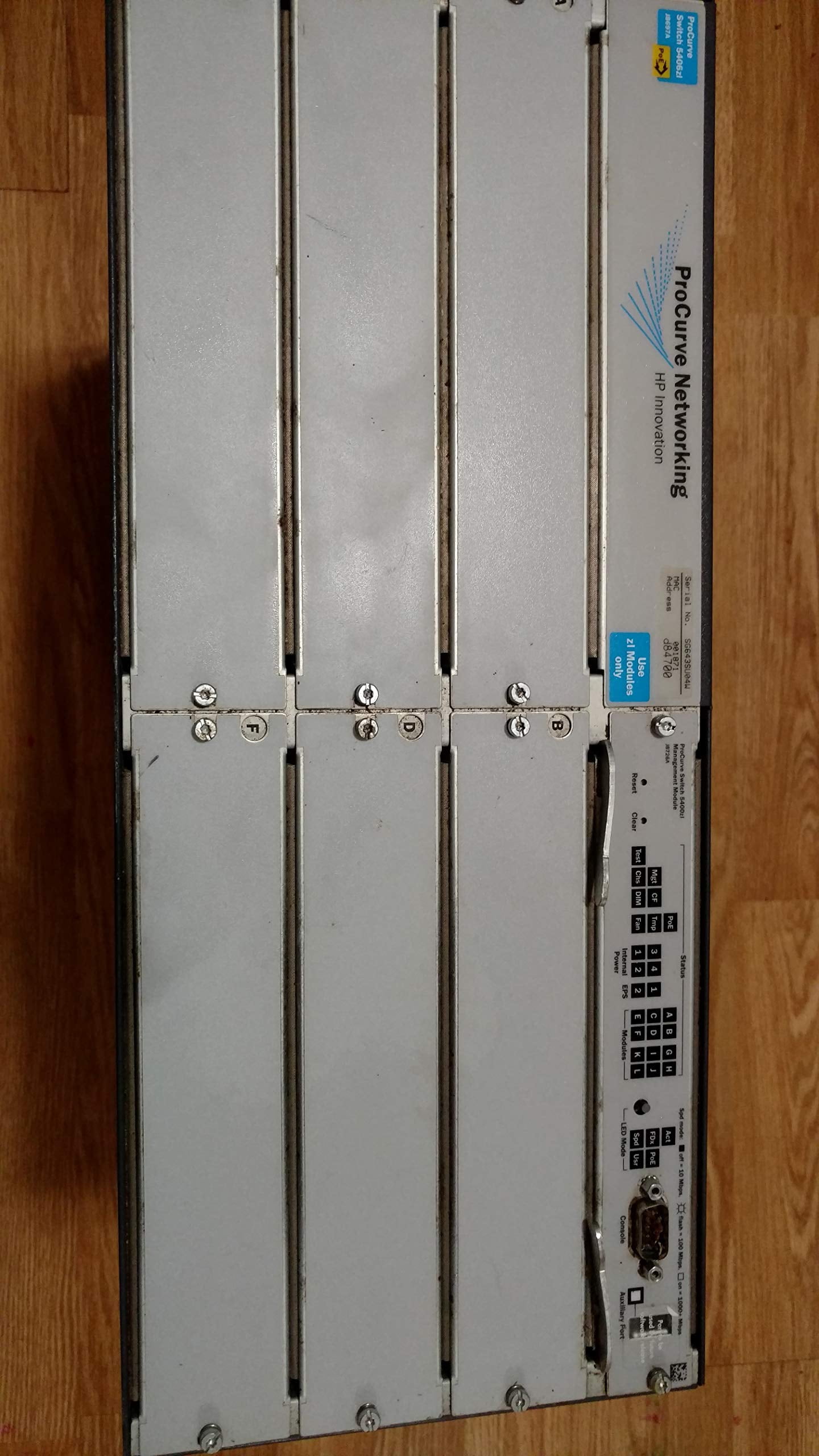 HP J8697A Procurve Switch 5406zl Chassis - Walmart.com