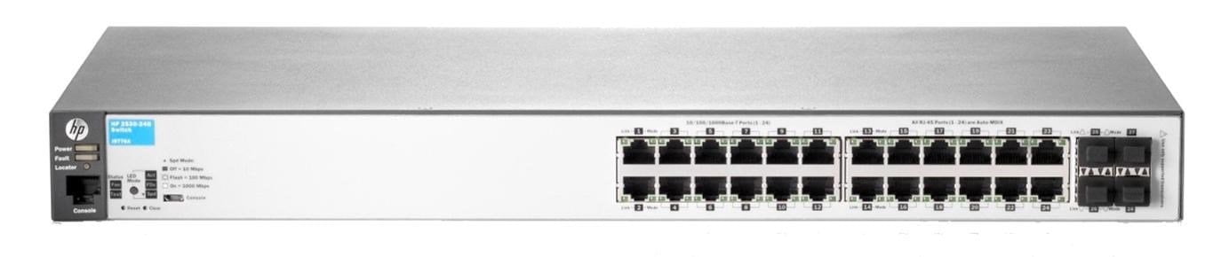 HP J9779A 2530-24-poe+ Switch W/Mounts - Walmart.com