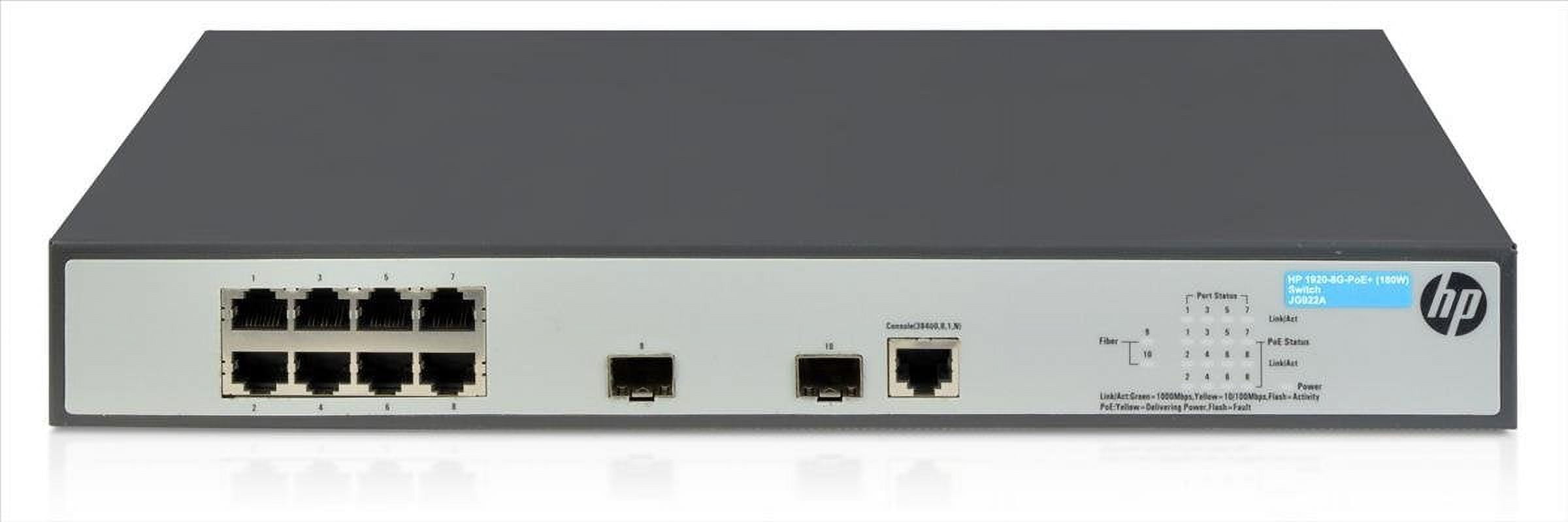 HP JG920A#ABA 1920-8G Switch Perp - Walmart.com