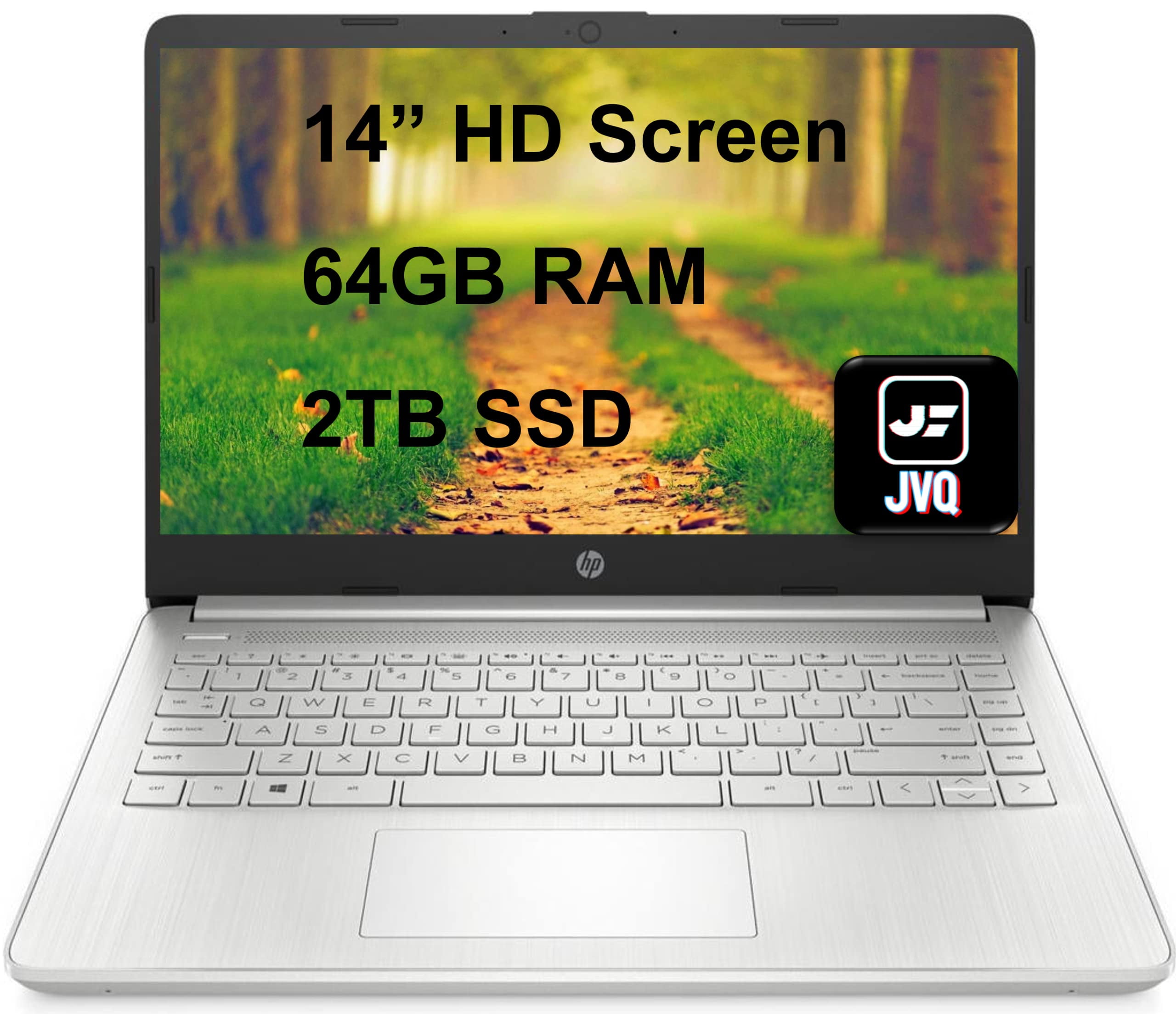 HP Laptop, 14" HD Screen, Intel Core i5-1135G7 up to 4.2 GHz Processor, 64GB RAM, 2TB SSD, USB-C ...