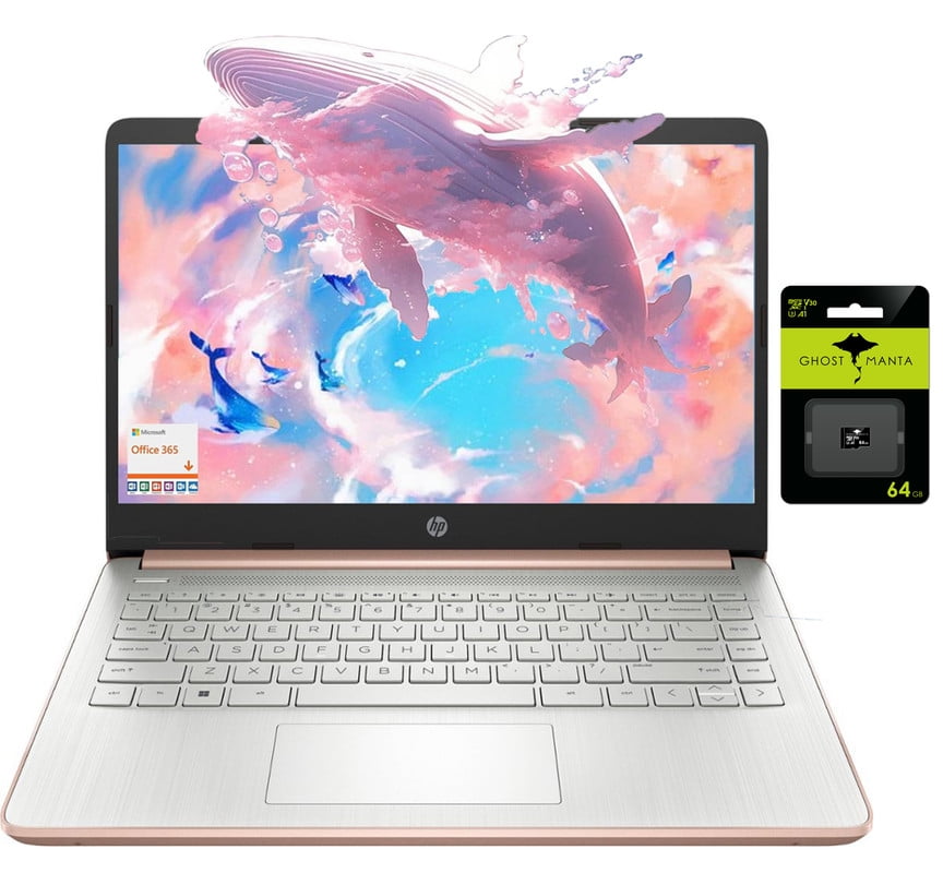 HP Laptop 14 inch, 8GB DDR4, 128GB Storage(64GB eMMC+64GB SD Card ...