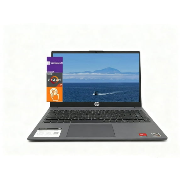 HP Laptop, 15.6-inch FHD Touchscreen, AMD Ryzen 7-5825U, 32GB RAM, 1TB ...