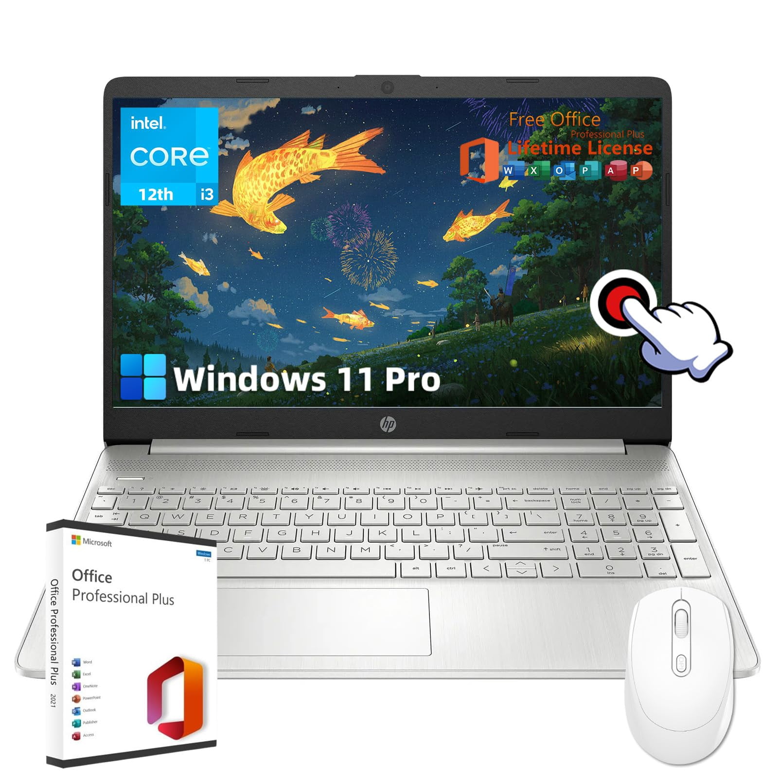 HP Laptop for Business and Student - with Microsoft Office Lifetime ...