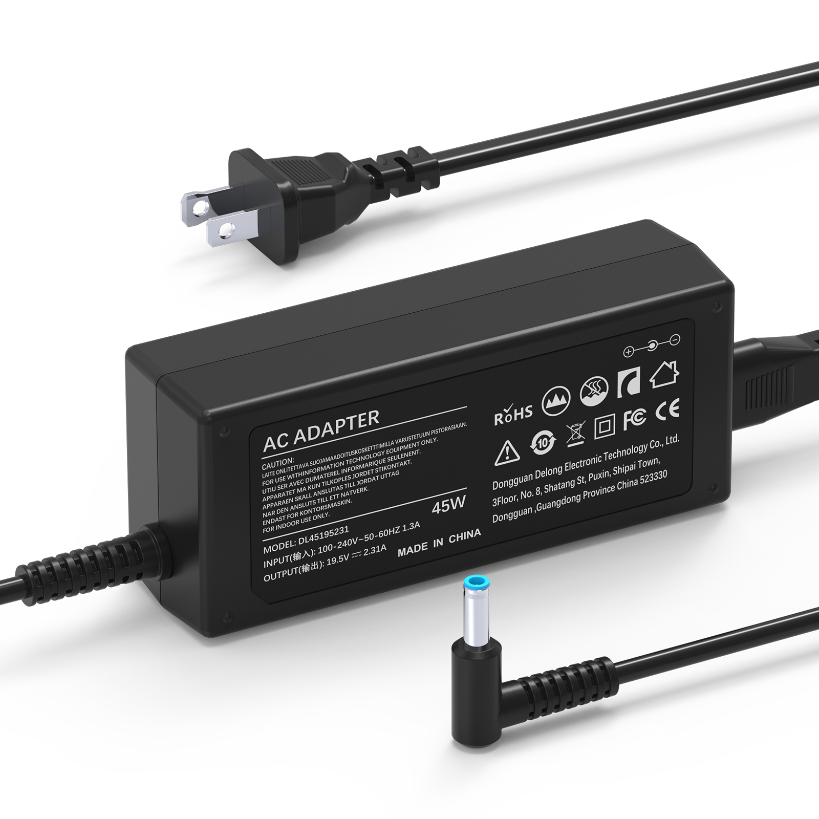 Original HP 19.5V 3.34A 65W HP AC Adapter HP Laptop Charger HP Power ...