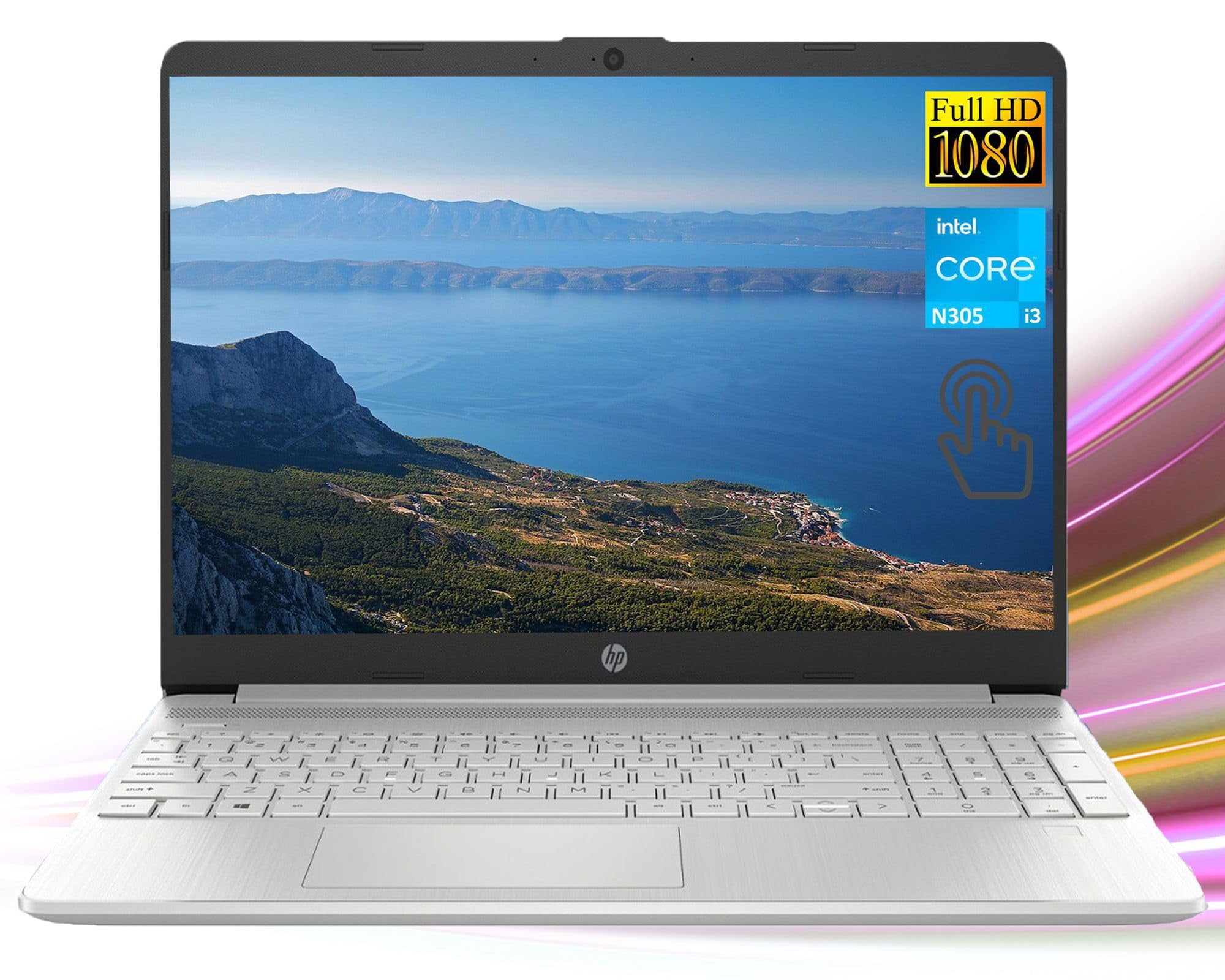 HP Laptop Computer, 15.6" HD Touchscreen Laptops, Intel Core i3-1215U, 64GB RAM|1TB SSD, Long ...