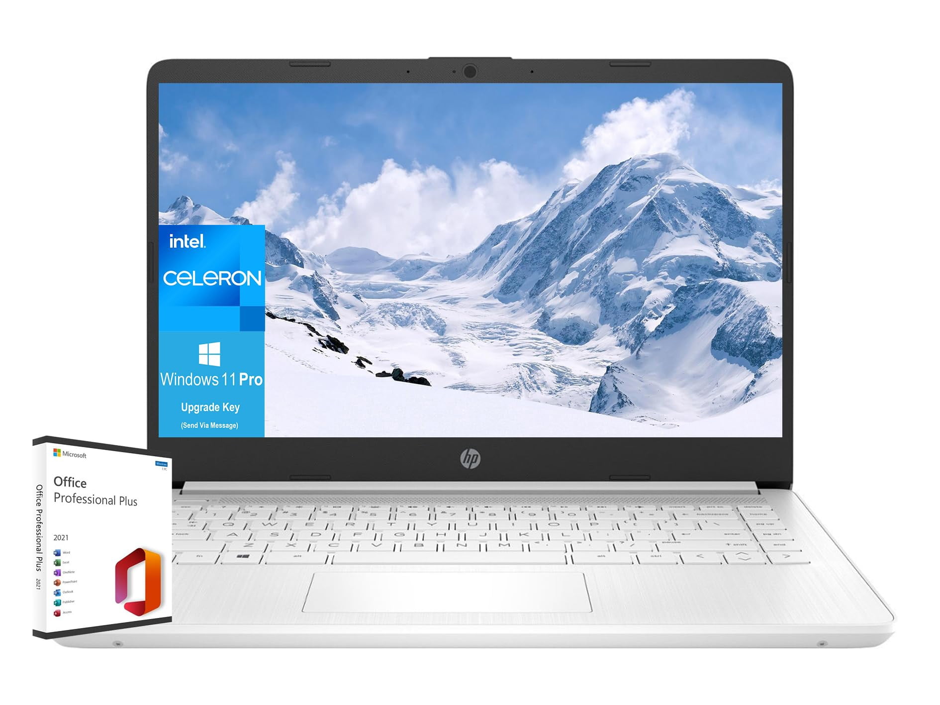 HP Laptop for Students Business, 14" Display, Intel Celeron N4120, 8GB ...