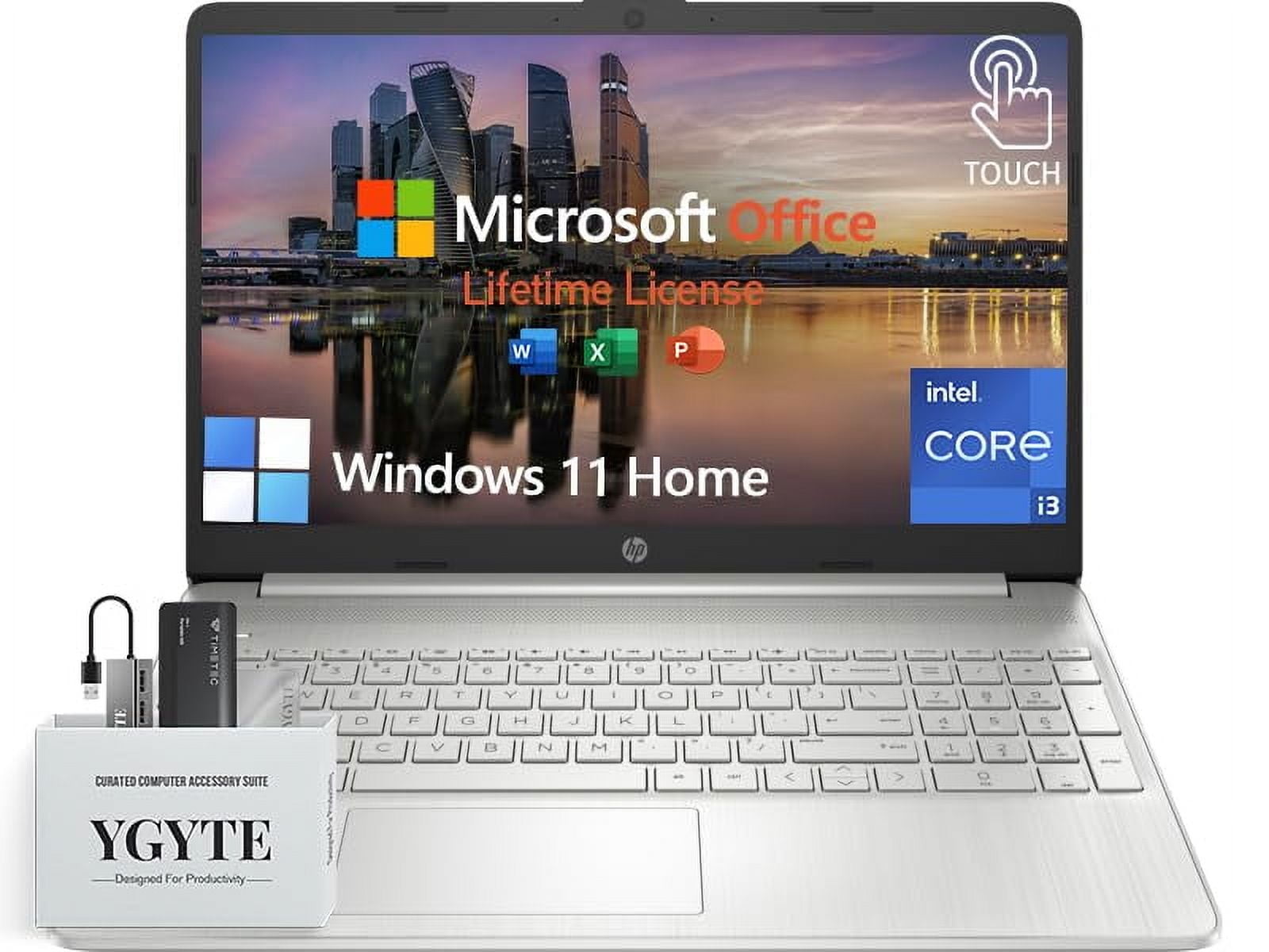 HP Laptop Touchscreen Computer 15 Inch, 15.6 Laptop Touch Screen, Thin ...